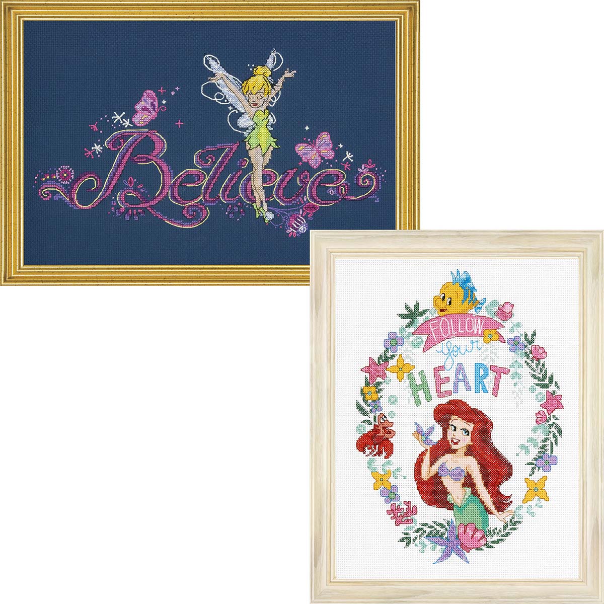 Disney Princess Assortment, Set of 2 Counted Cross-Stitch Kit | Michaels
