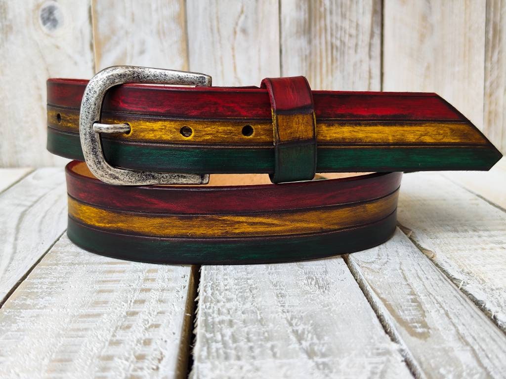 Handmade Rasta Belt with Authentic Rasta Colors | MakerPlace by Michaels