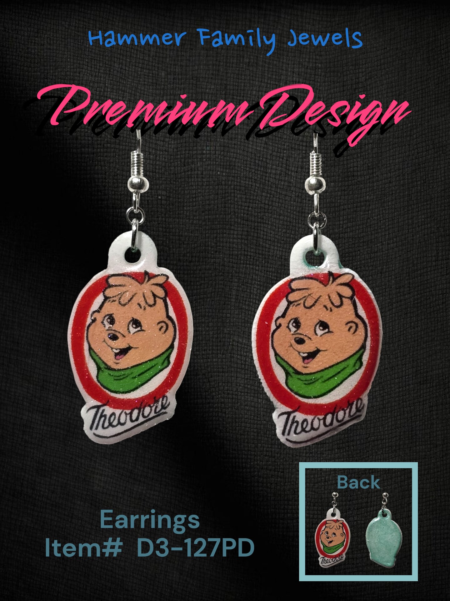 Alvin and the Chipmunks Theodore Fan Art Earrings | MakerPlace by Michaels