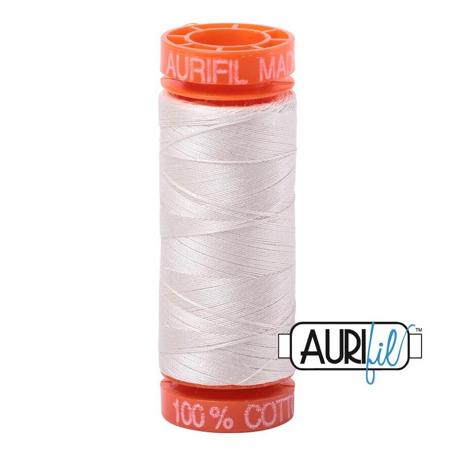 Muslin (2311) | 50wt Small Spool (200M / 220Y) | Aurifil Thread | Michaels