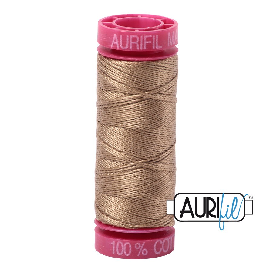 Toast (6010) | 12wt Small Spool (50M / 54Y) | Aurifil Thread | Michaels