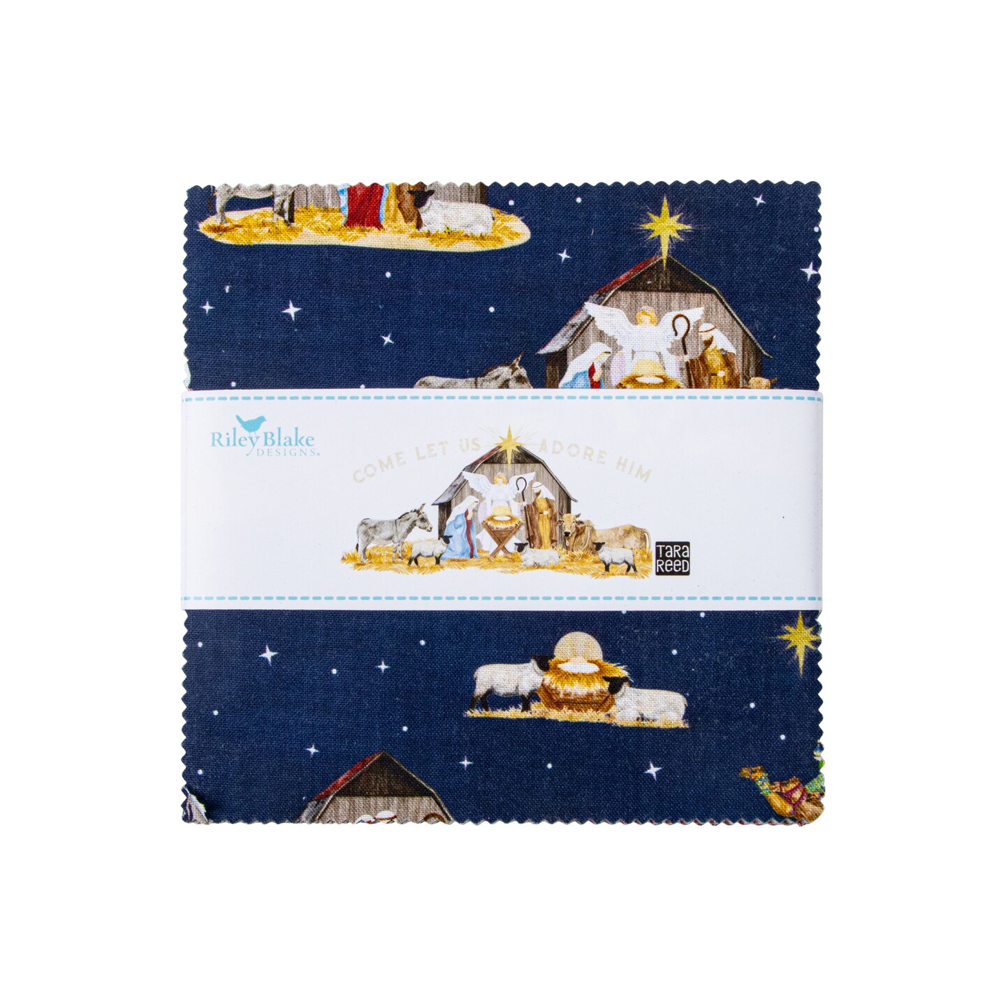 Come Let Us Adore Him 5" Square Pack | Michaels