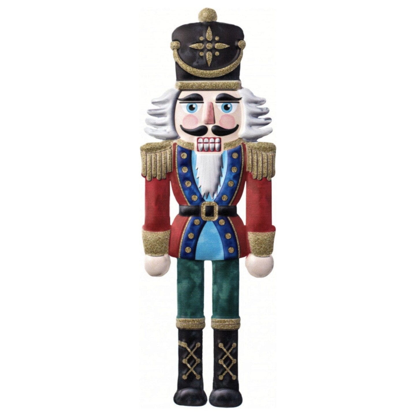 12" Metal Embossed Nutcracker | Michaels