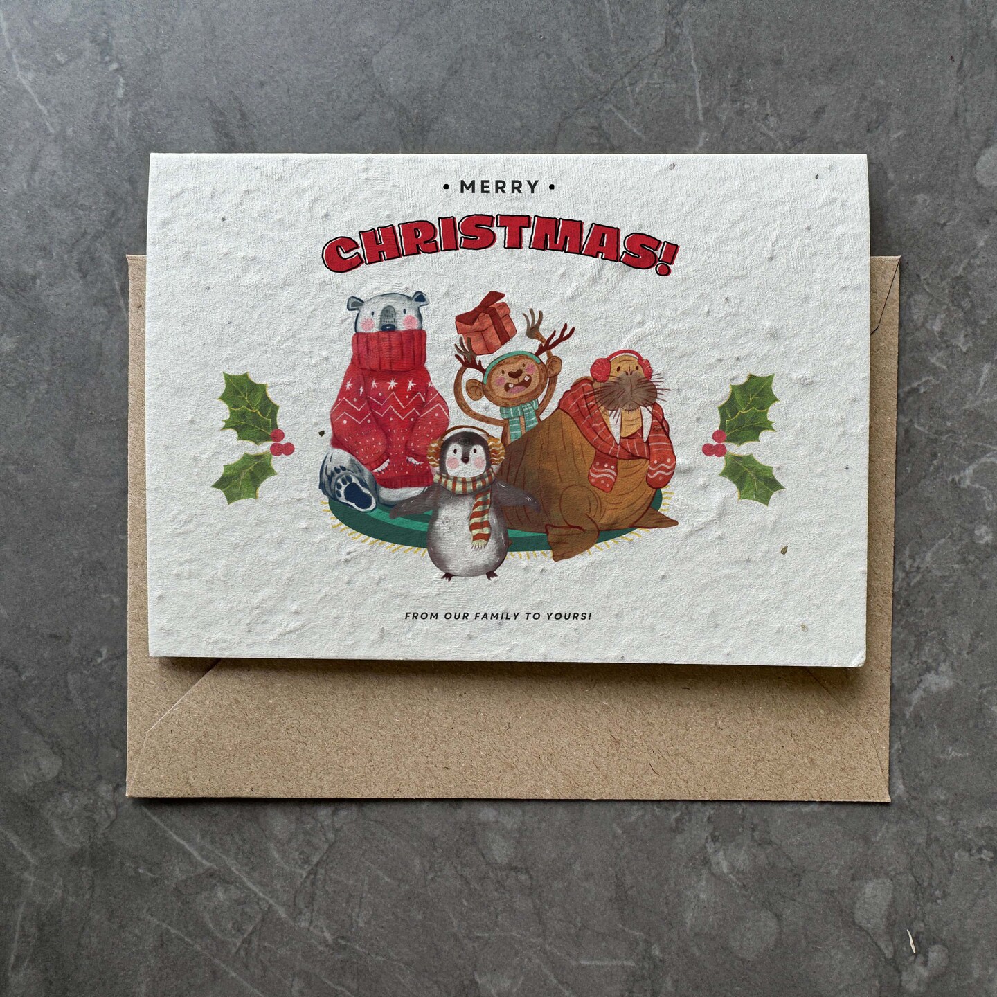 Plantable Seed Paper Christmas Favors. Personalized plantable seed ...