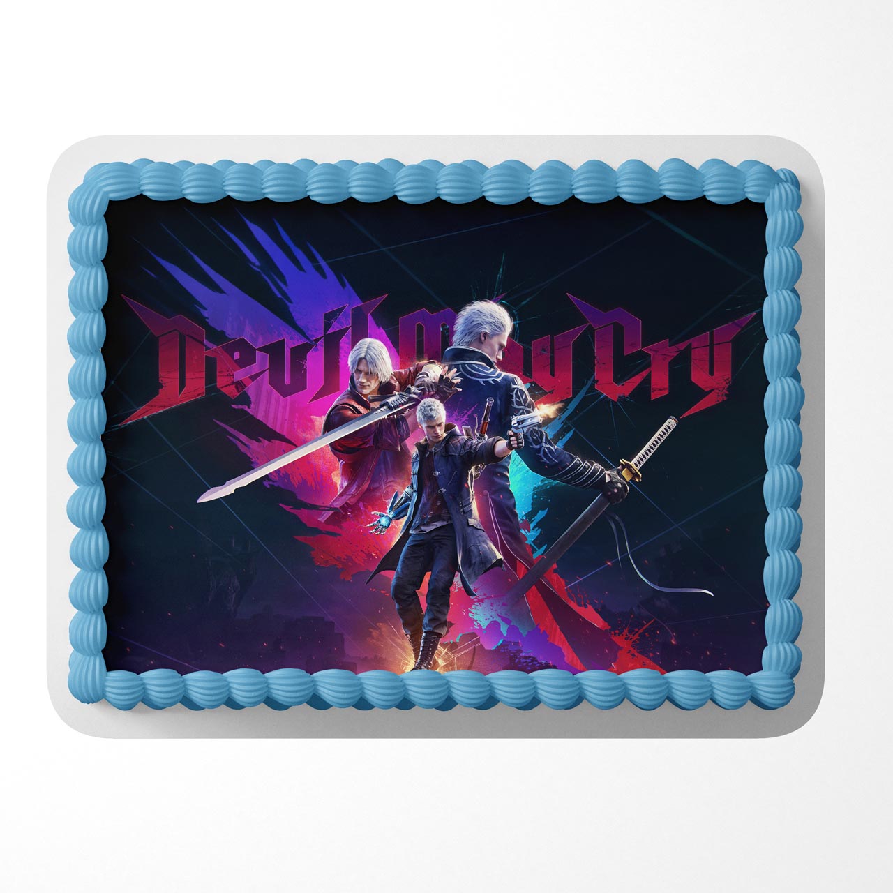 Devil May Cry RBG Edible Cake Image Topper Birthday Cake Sheet ...
