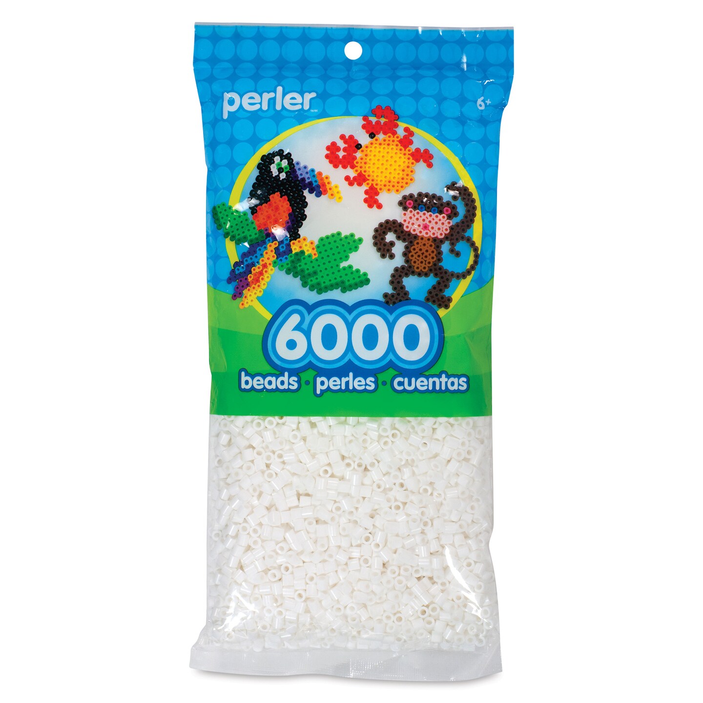 Perler Fused Bead Bag - White, Pkg of 6000 | Michaels
