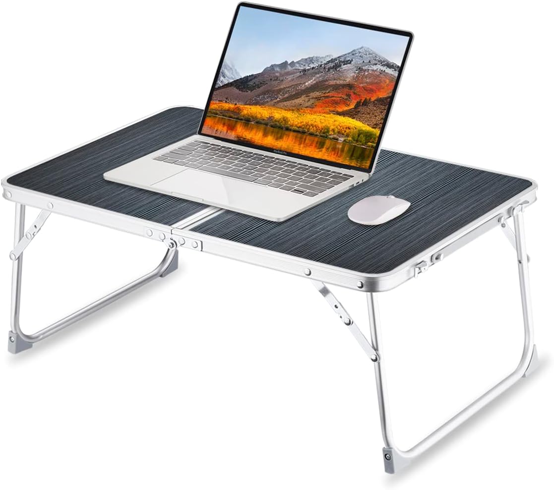 Foldable Laptop Table for Bed, Lap Desk, Breakfast Serving Bed Tray ...