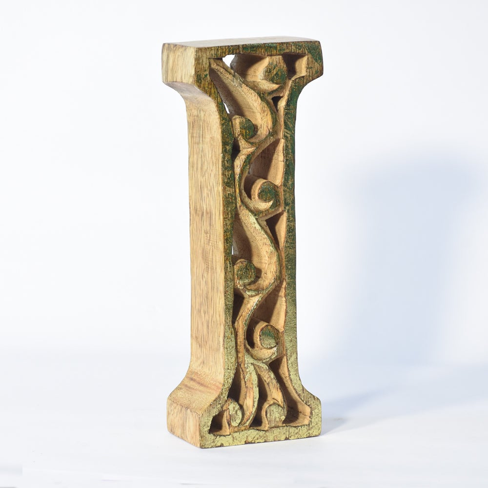 Handmade Eco-Friendly Gold Wooden Alphabet Letters For Wall Mount Decor ...