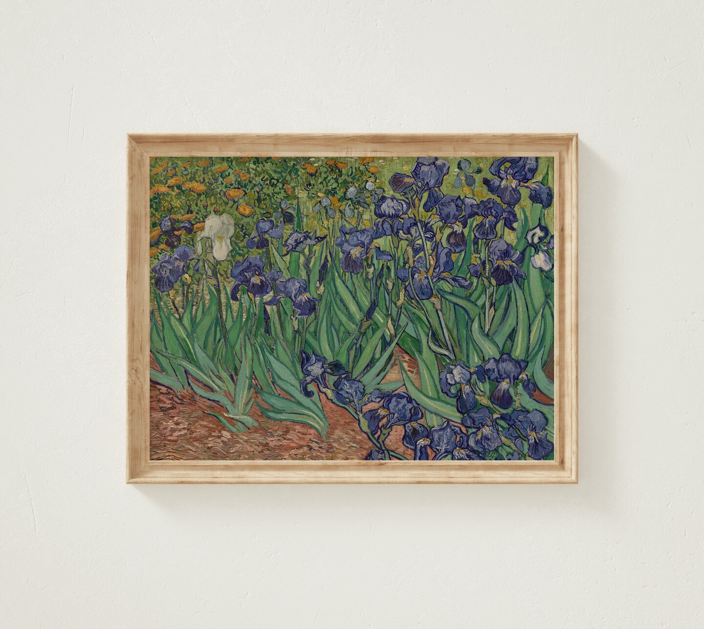 Vintage Wall Art Print, Floral Garden Painting, Impressionist Botanical ...