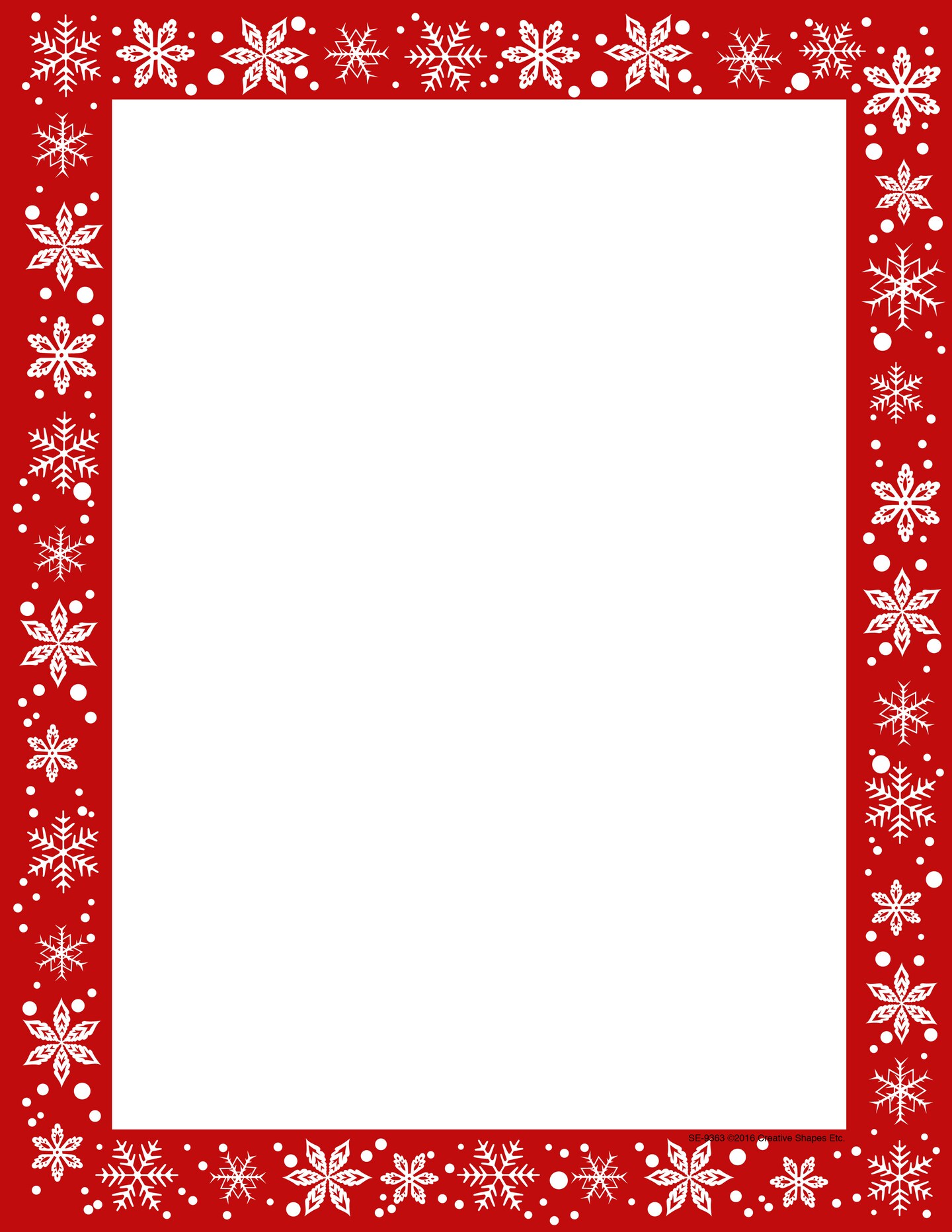 50 Sheets Christmas Winter Designer Paper 8.5in x 11in Holiday ...