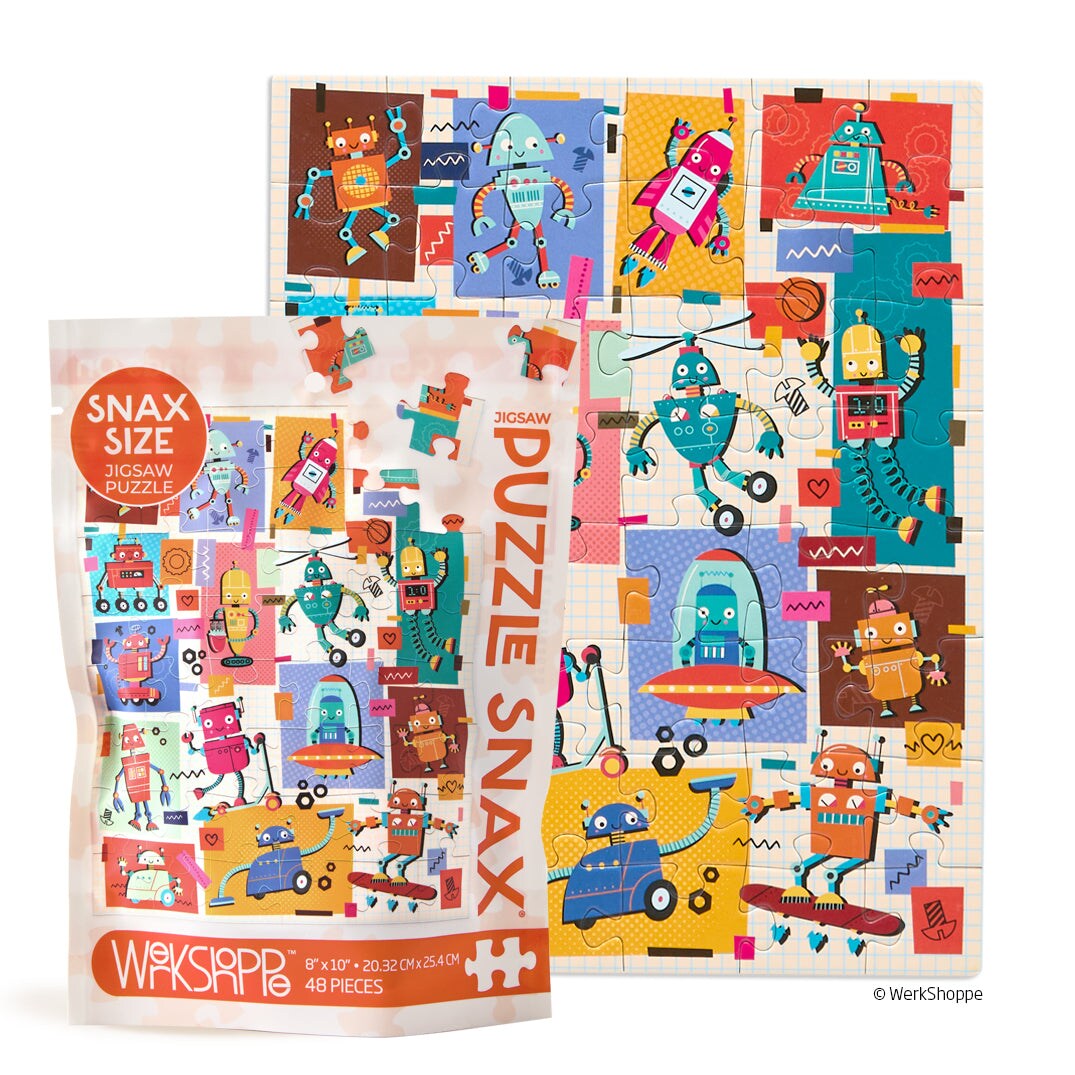 Robots 48 Piece Puzzle Snax | Michaels