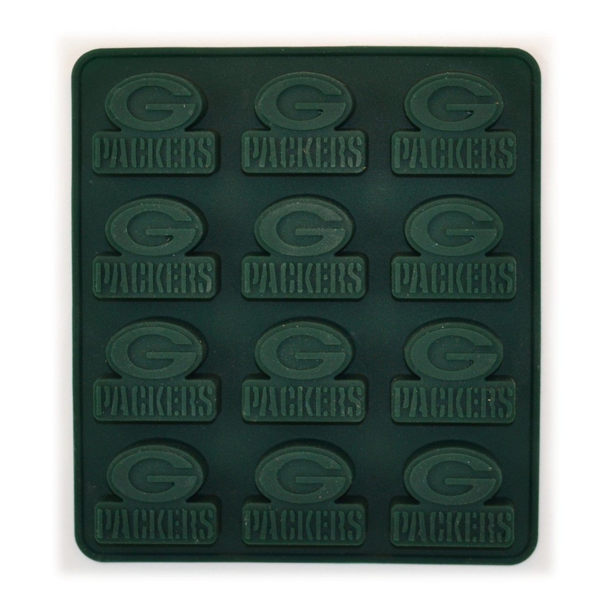 Green Bay Packers Silicone Ice Cube Tray Candy Mold Team Color Food ...