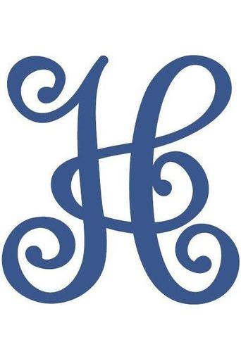 Vine Monogram Script Letter - Unfinished Wood | Michaels