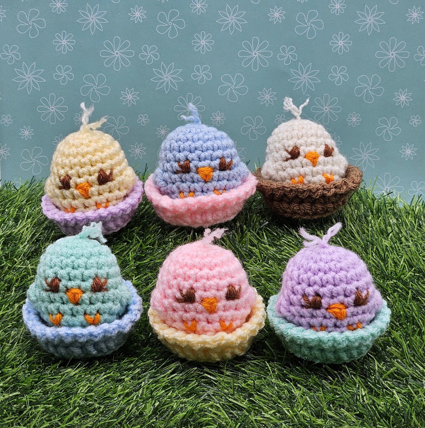 Mini Easter Spring Chick Crochet Amigurumi 6ct | MakerPlace by Michaels