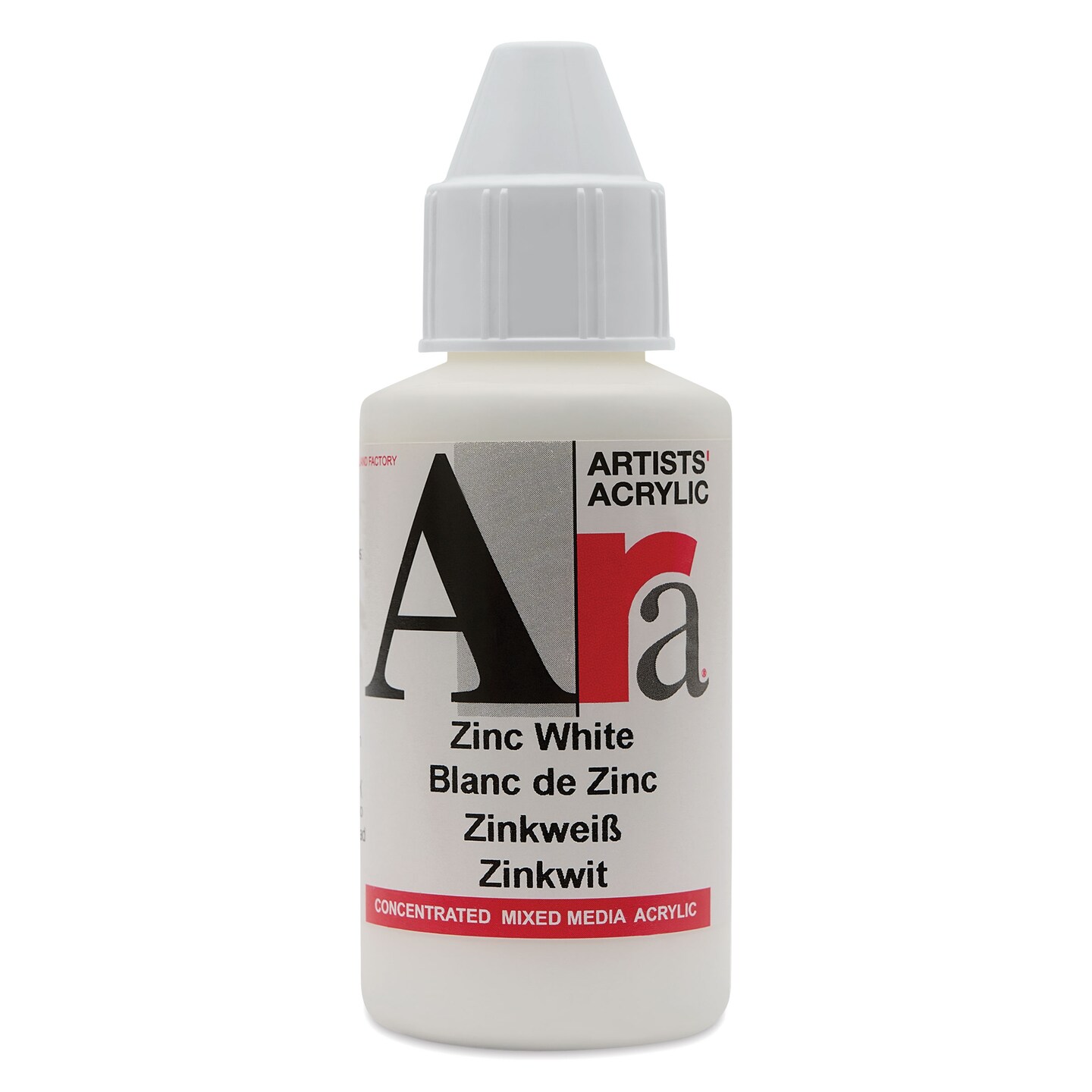 Ara Artists’ Acrylic Paint - Zinc White, 100 ml bottle | Michaels