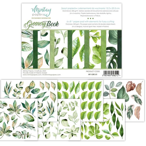 Mintay Greenery 6 x 8 Book | Michaels