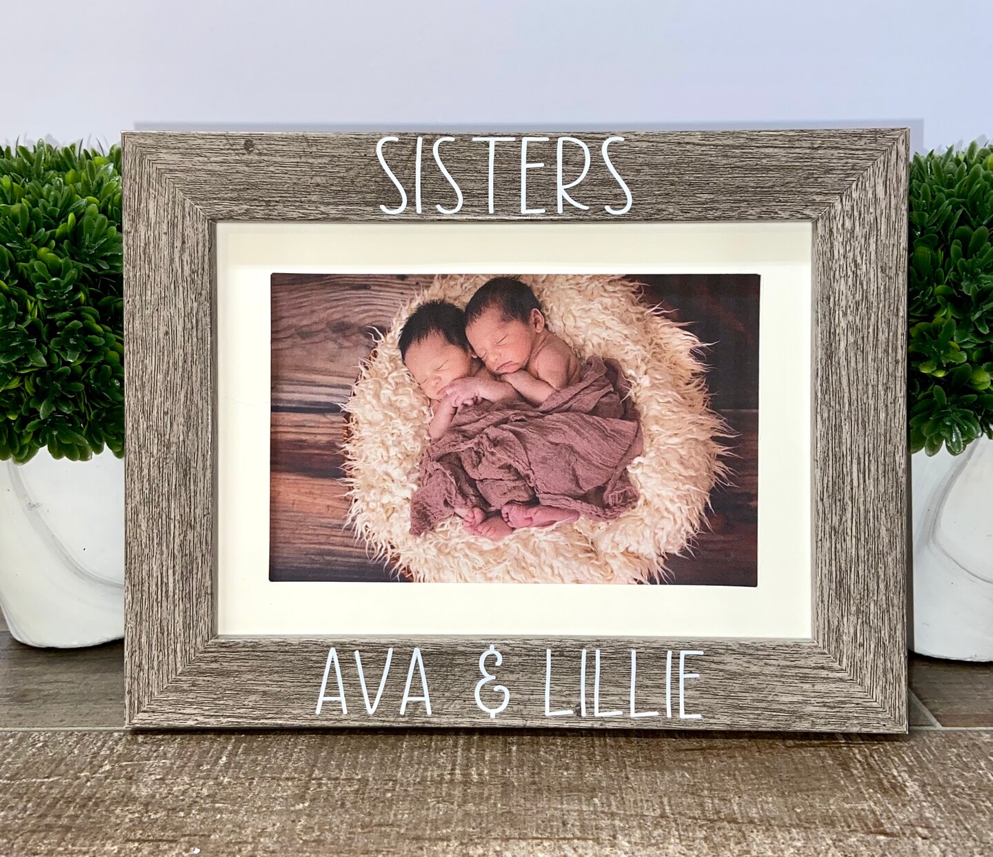 Sisters picture frame, Sisters frame, Sisters gift, personalized Sisters gift, Twins gift ...