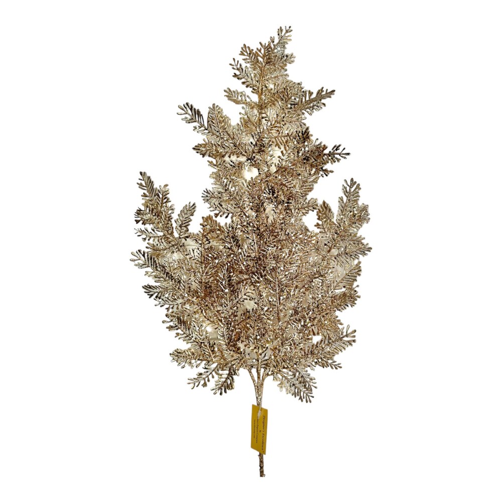 Champagne Gold Iced Balsam Spray - 28" - Ideal for Holiday Decor ...