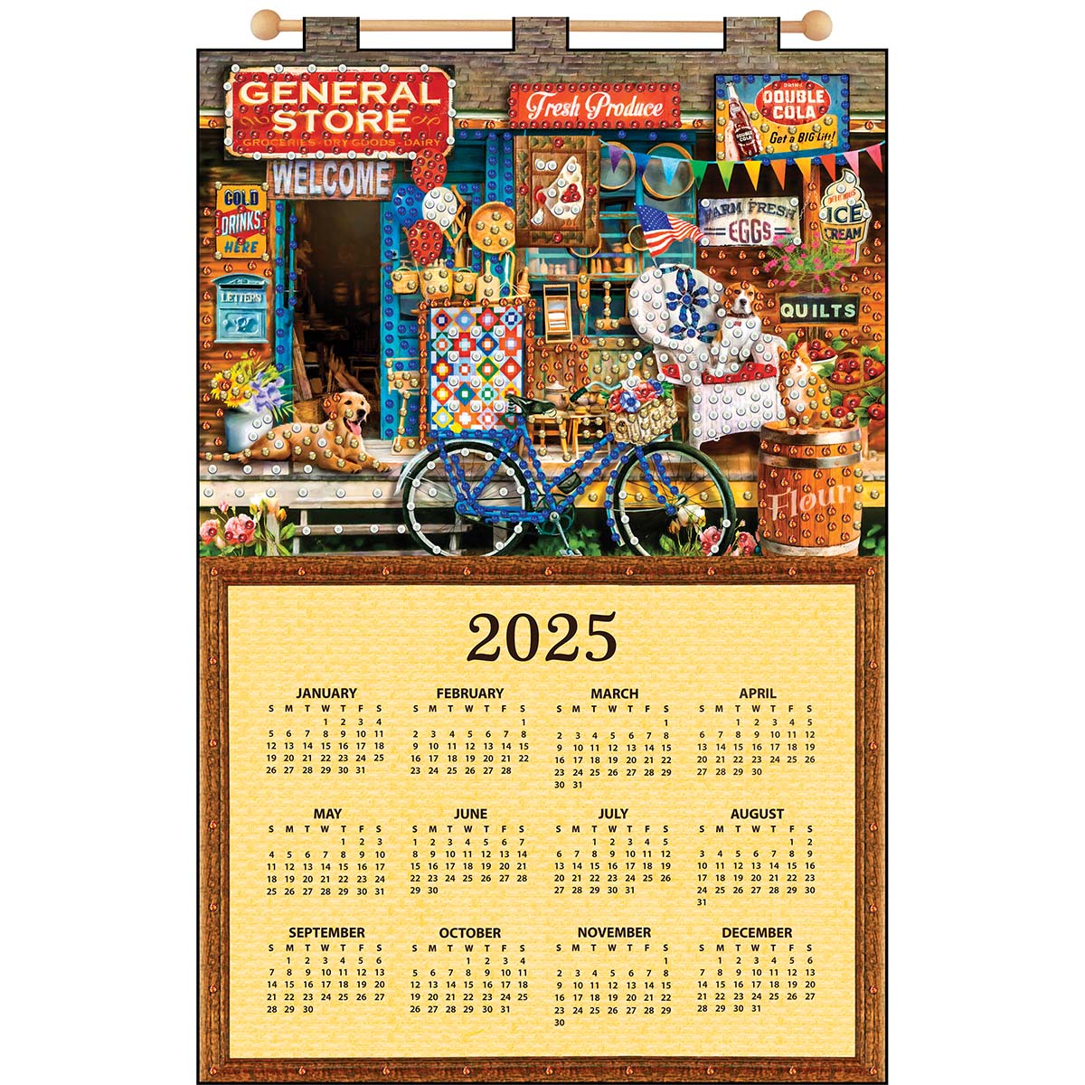 Design Works General Store Calendar Felt & Sequin Kit | Michaels