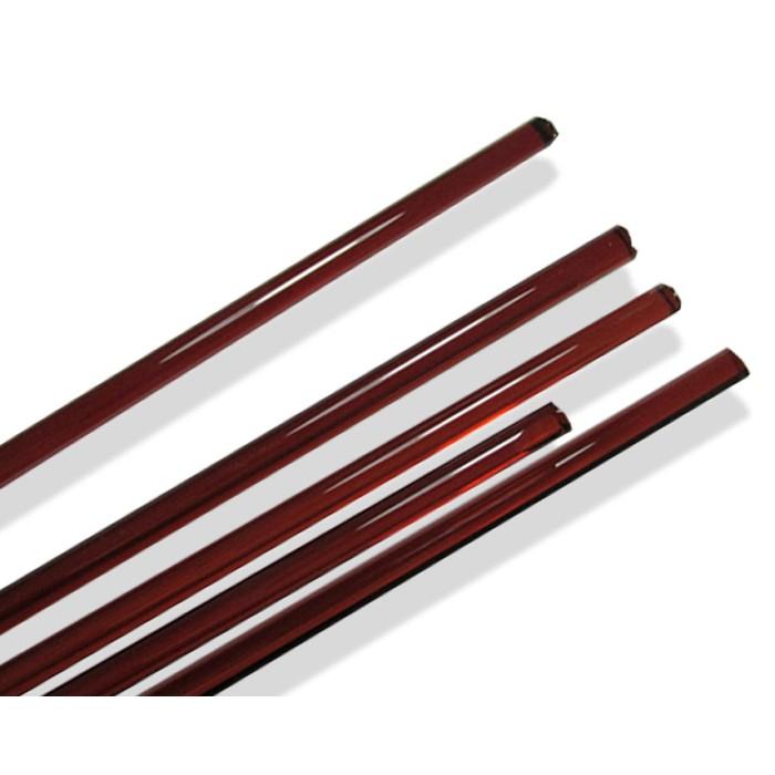 Oceanside Glass Rods ‐ Dark Amber Transparent ‐ 96 COE ‐ 1 Pound Bundle ...