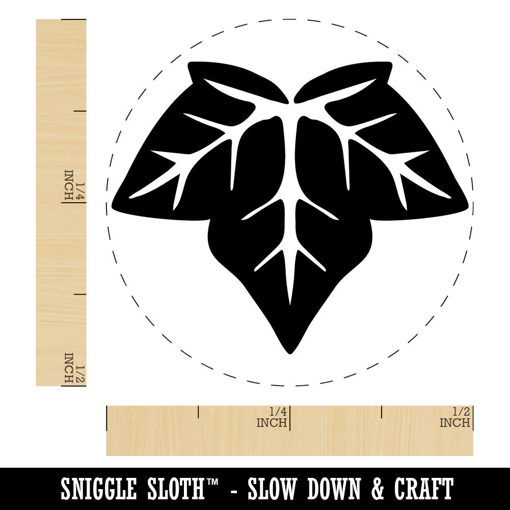 Common Ivy Leaf Vine Plant Hedera Helix Self-Inking Rubber Stamp for ...