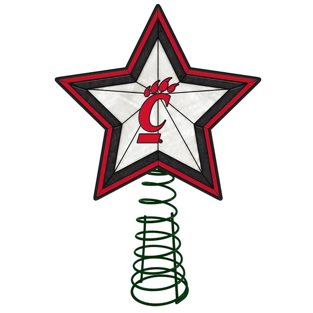 Art Glass Tree Topper | Cincinnati Bearcats | Michaels