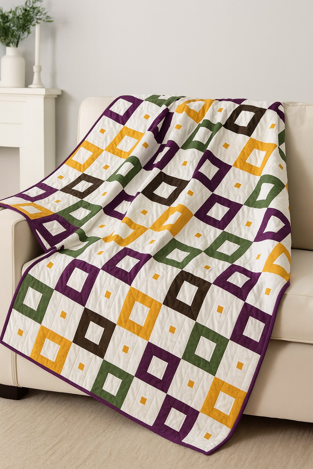 Modern quilt pattern, Urban Blocks | MakerPlace by Michaels