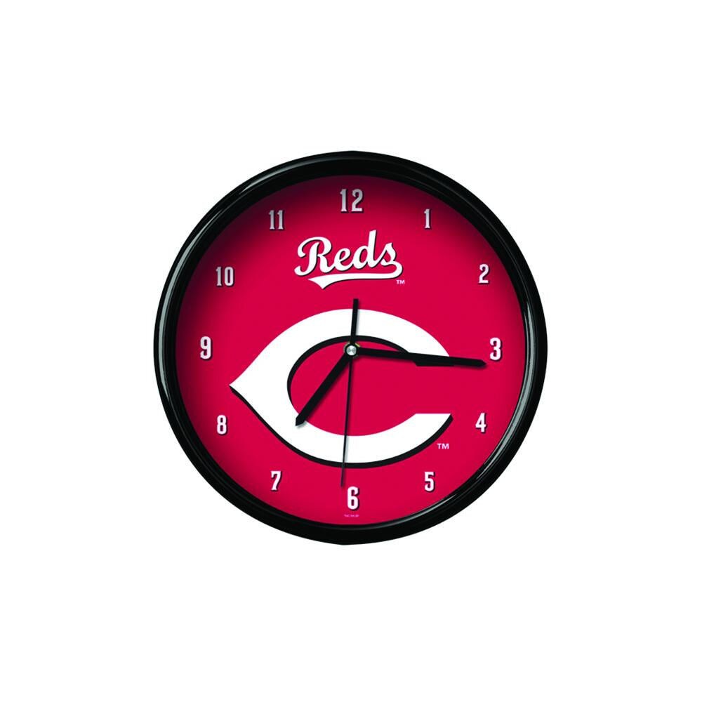 Black Rim Clock Basic | Cincinnati Reds | Michaels