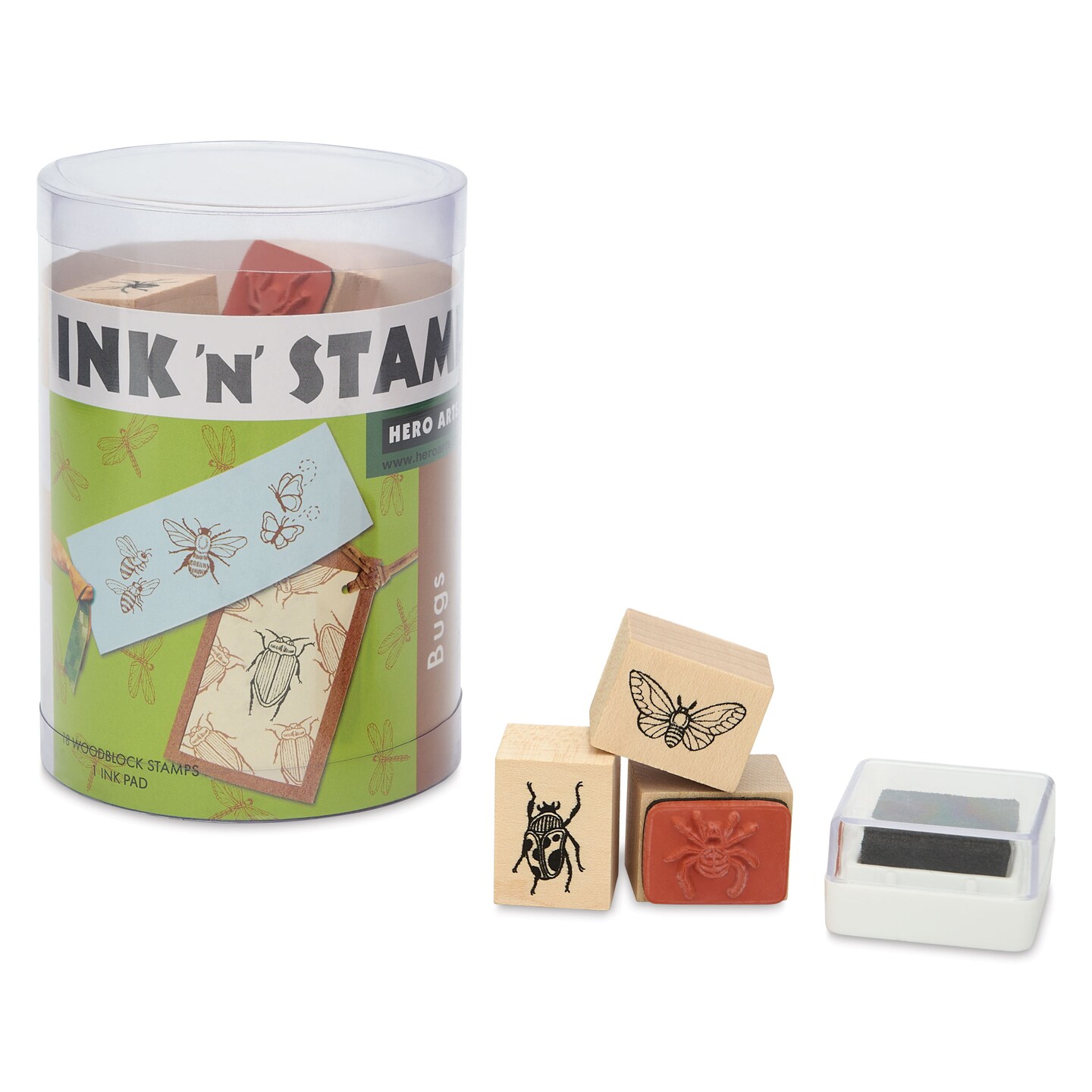 Hero Arts Bugs Woodblock Ink ‘n’ Stamps Set - Set of 19 | Michaels