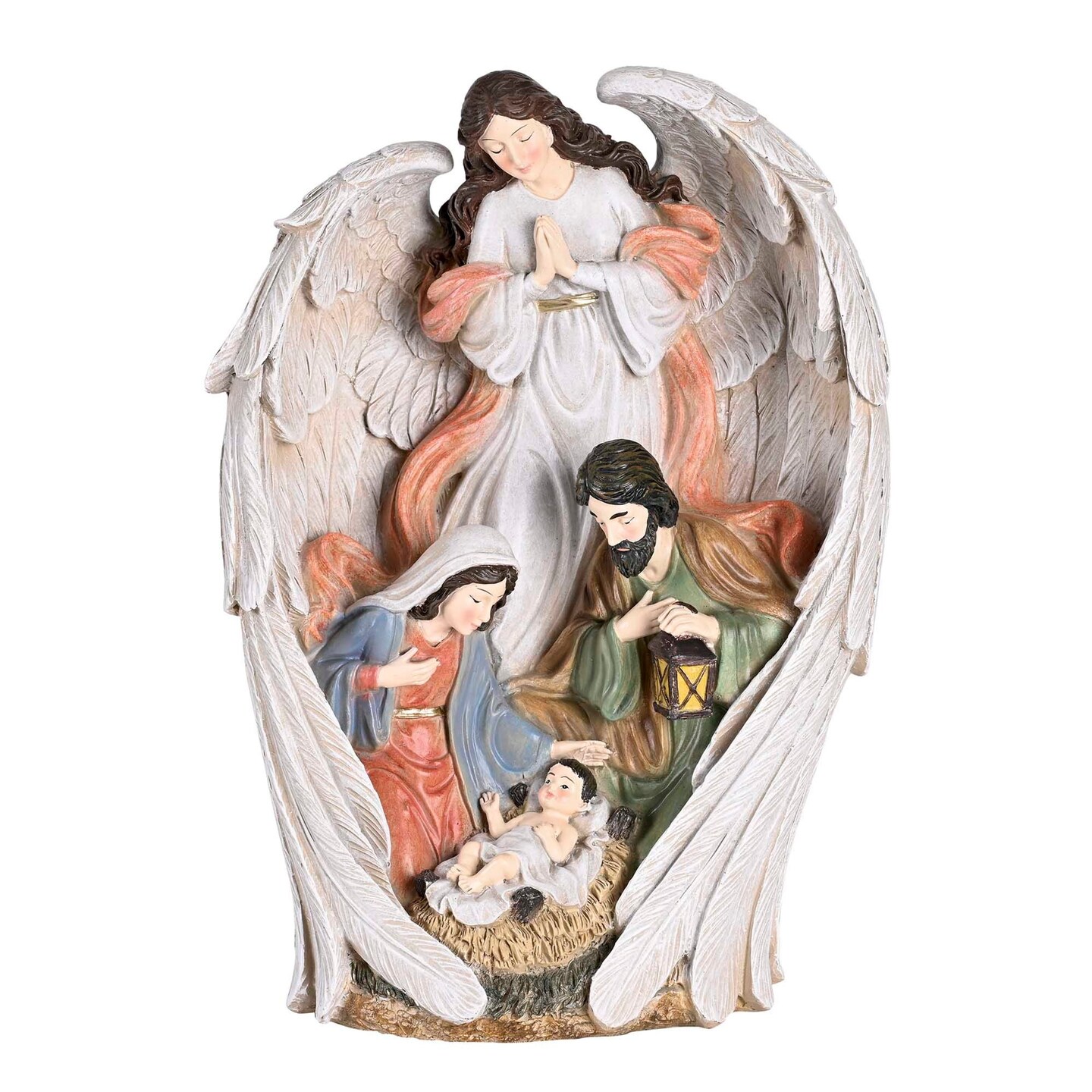 Edge Collection - 12" - Multicolor - Graceful Holy Family Angel ...