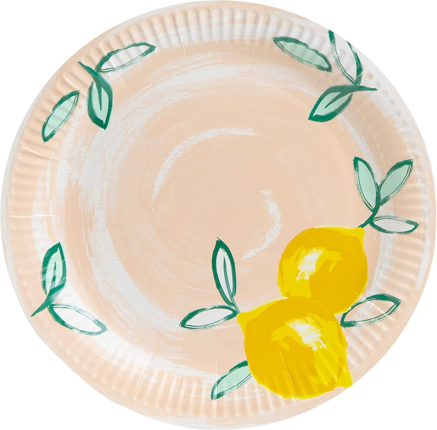 12 pcs Citrus Fruit Lemon Paper Plates | Michaels