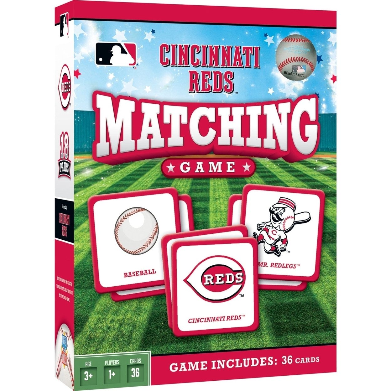 Cincinnati Reds Matching Game Family Fun Card Game Officially Licensed ...