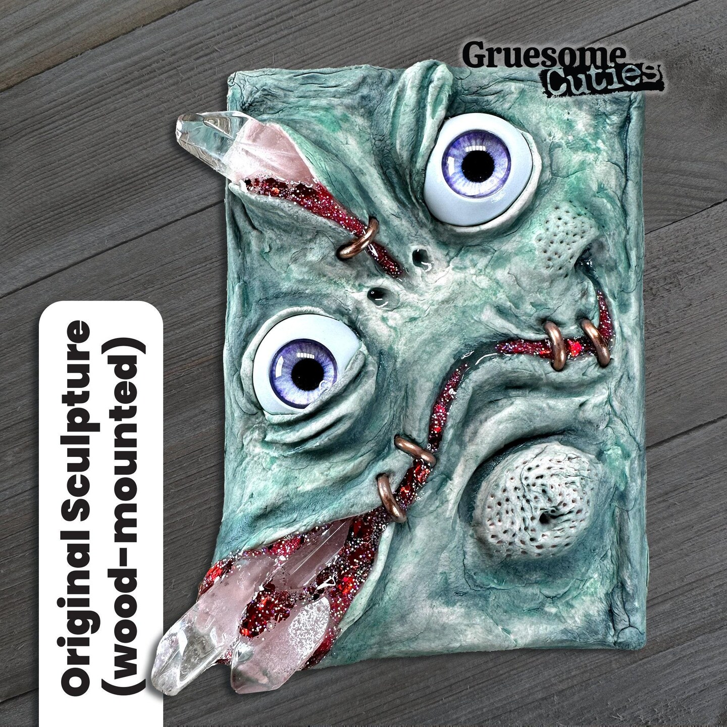 Original Face Sculpture: Gruesome Cutie Series 2 - "I Lava You" - Weird ...