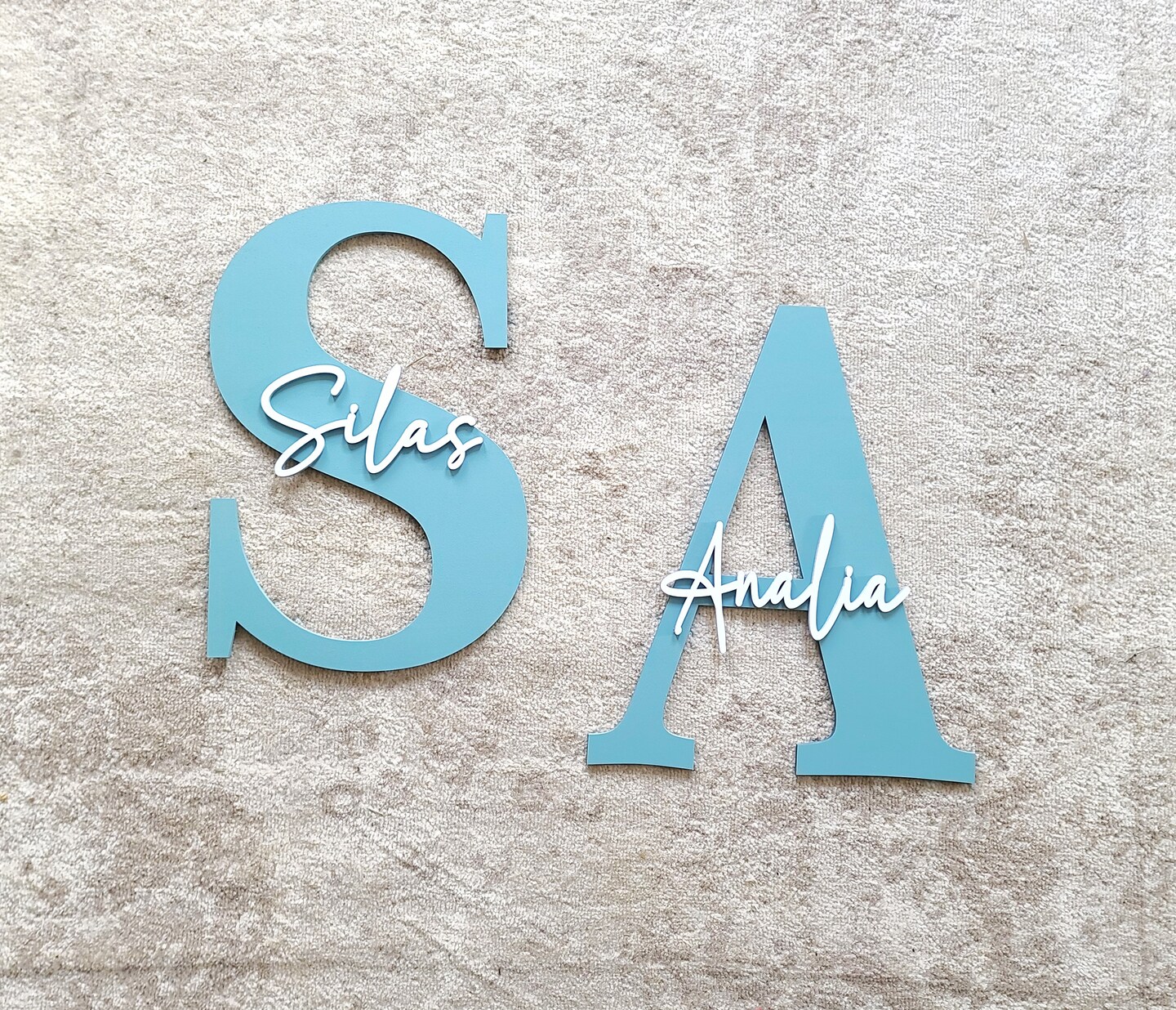 Nursery wall decor letter, Kid's name sign, personalized baby name sign ...