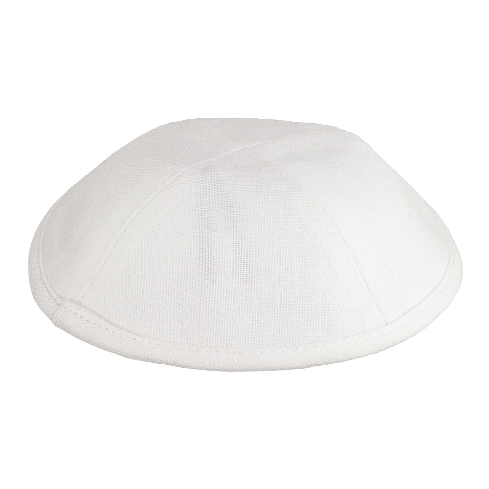 Kippah White Deluxe Linen | Michaels