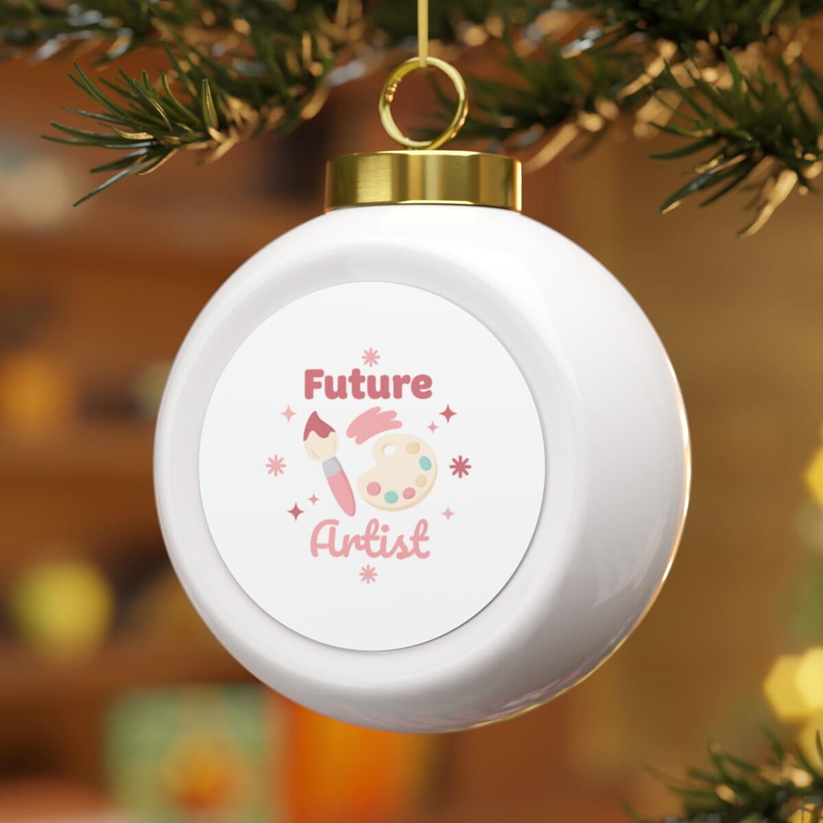 Christmas Ball Ornament — Future Artist Design - Bells / Round / 2.5" × ...