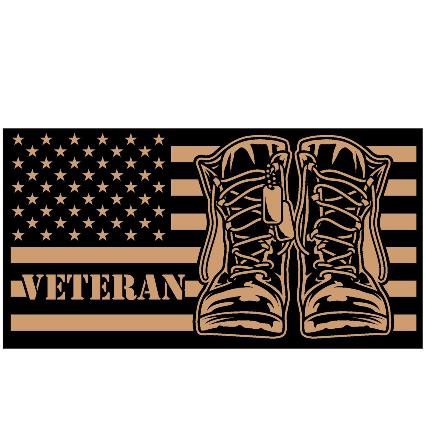 Rustic Military Veteran Tribute Handmade Custom Combat Boots with Wood ...