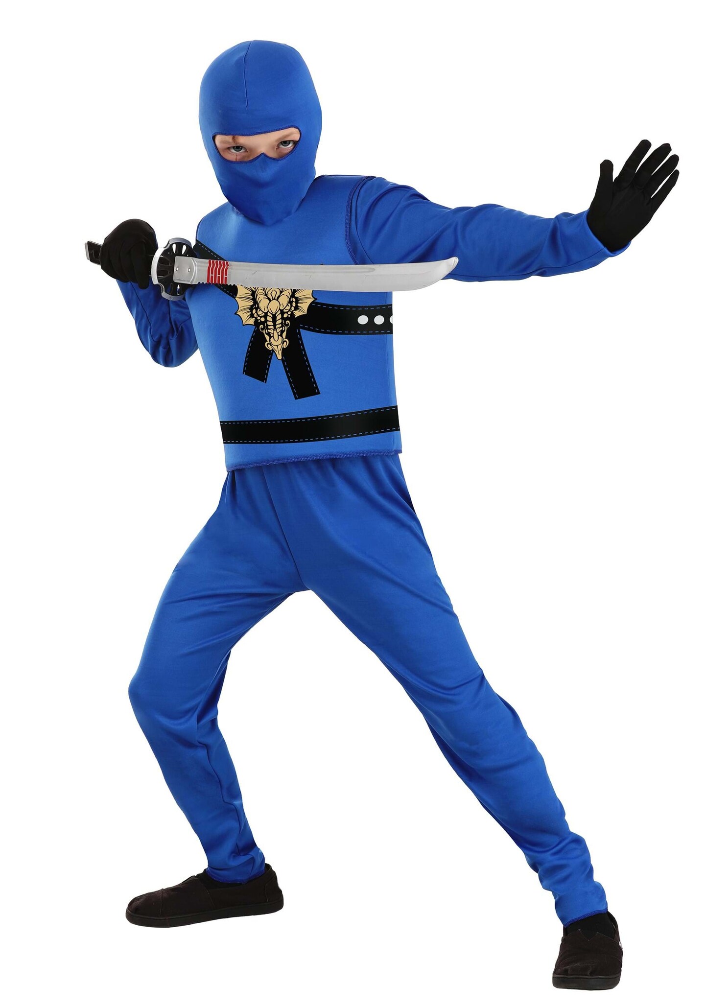 Boy's Blue Ninja Master Costume, Size: XS | Michaels