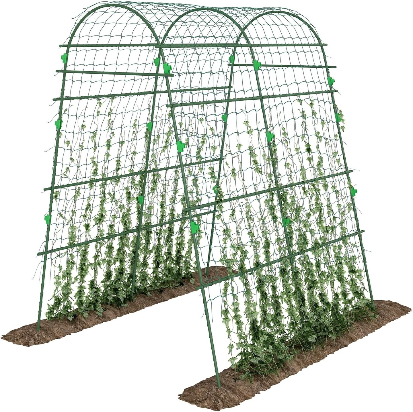 Tall Arch Trellis for Climbing Plants with Net | Michaels