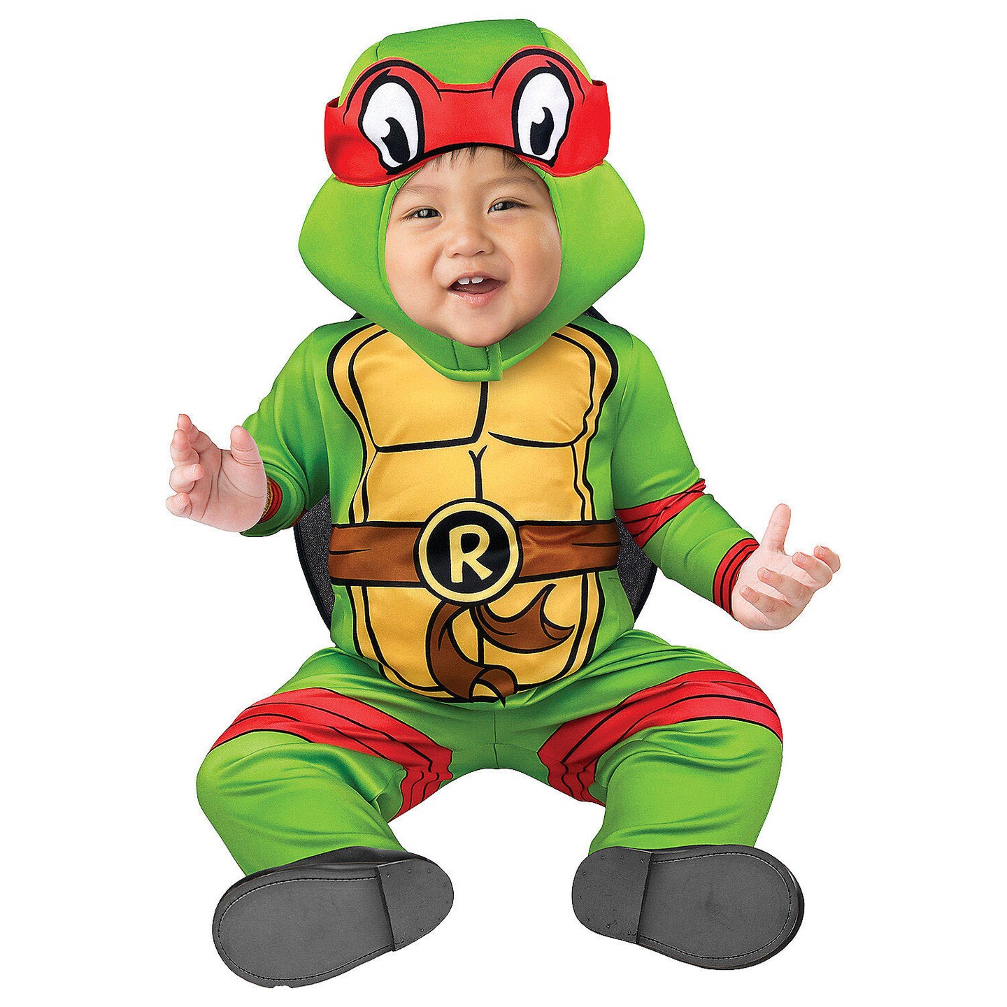 Baby Teenage Mutant Ninja Turtles Raphael Classic Costume Medium 12 to ...