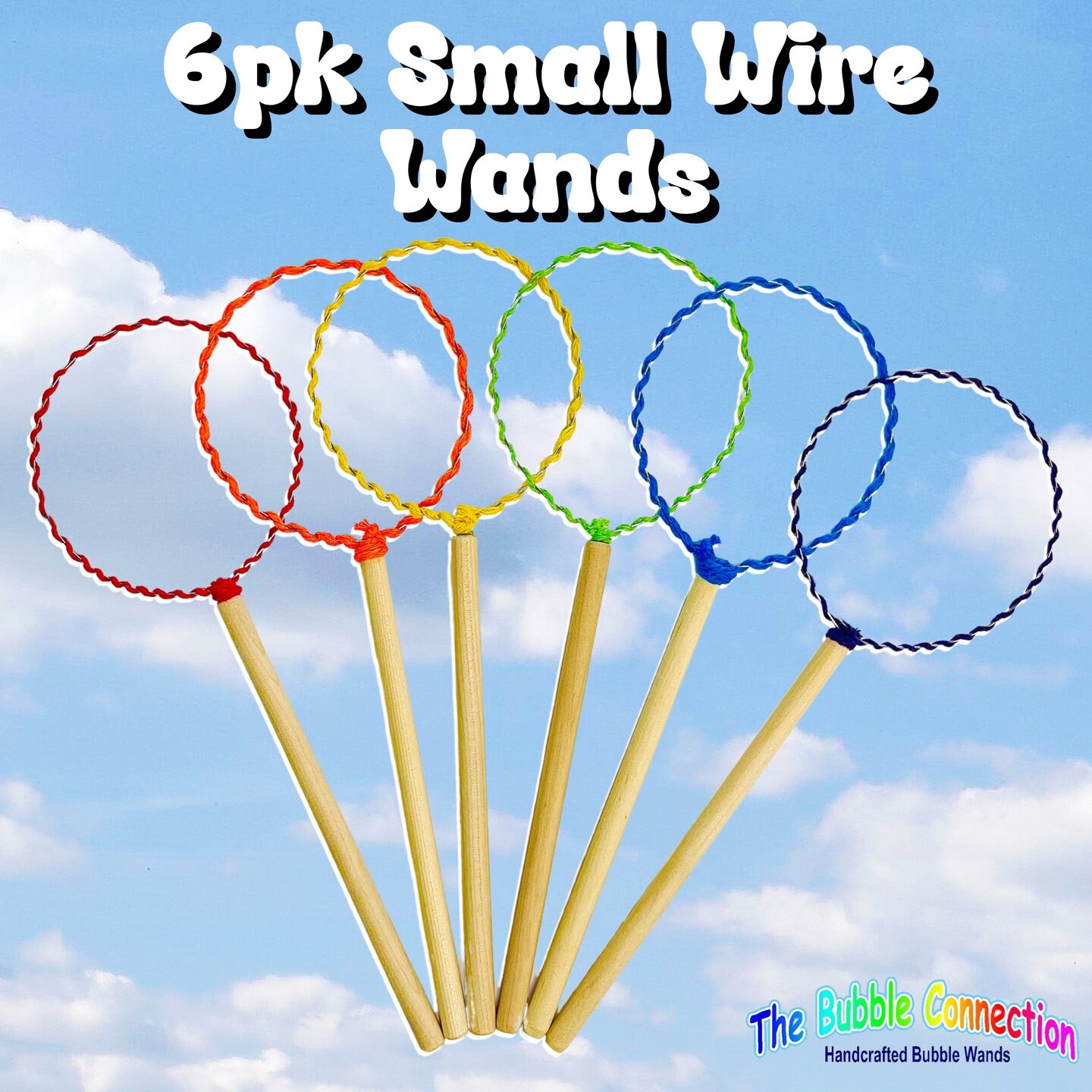 6pk Small Wire Bubble Wands | MakerPlace by Michaels