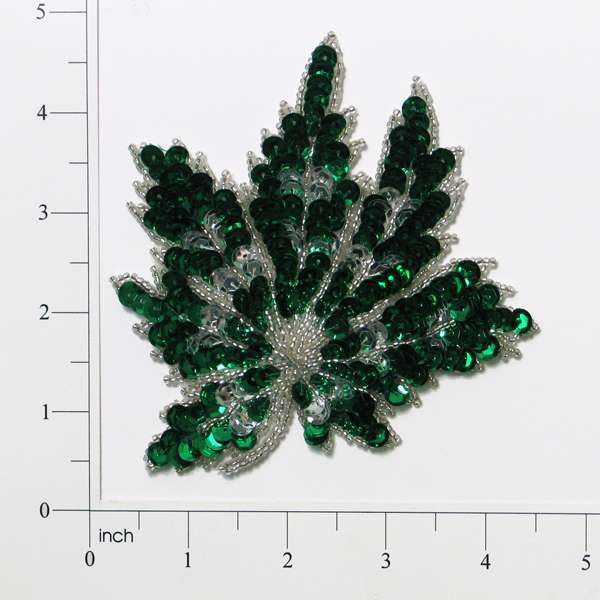 4 1/2" x 4 1/2" Maple Leaf Sequin Applique | Michaels
