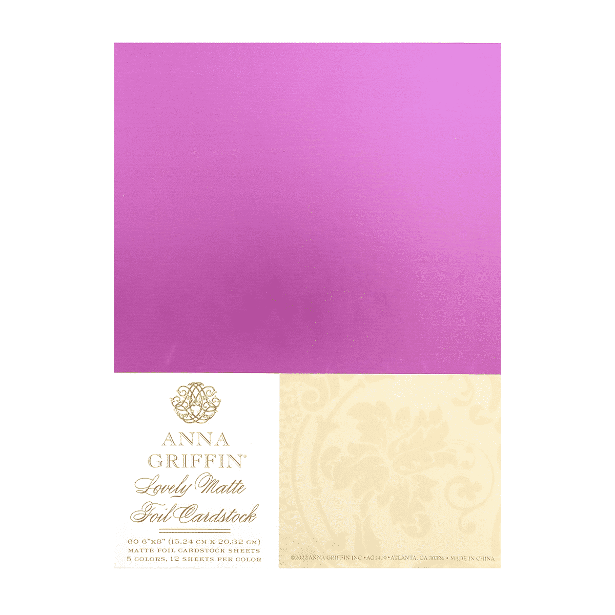Lovely Matte Foil Cardstock | Michaels