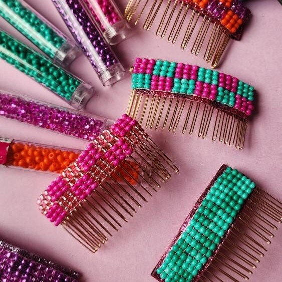 Design Your Dream Beaded Hair Claw Comb | Classes | Michaels
