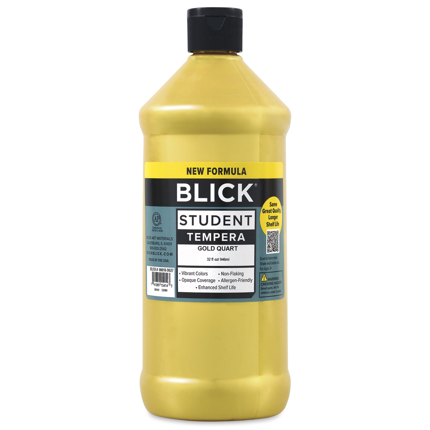 Blick Student Tempera Paint - Metallic Gold, 32 oz Bottle | Michaels