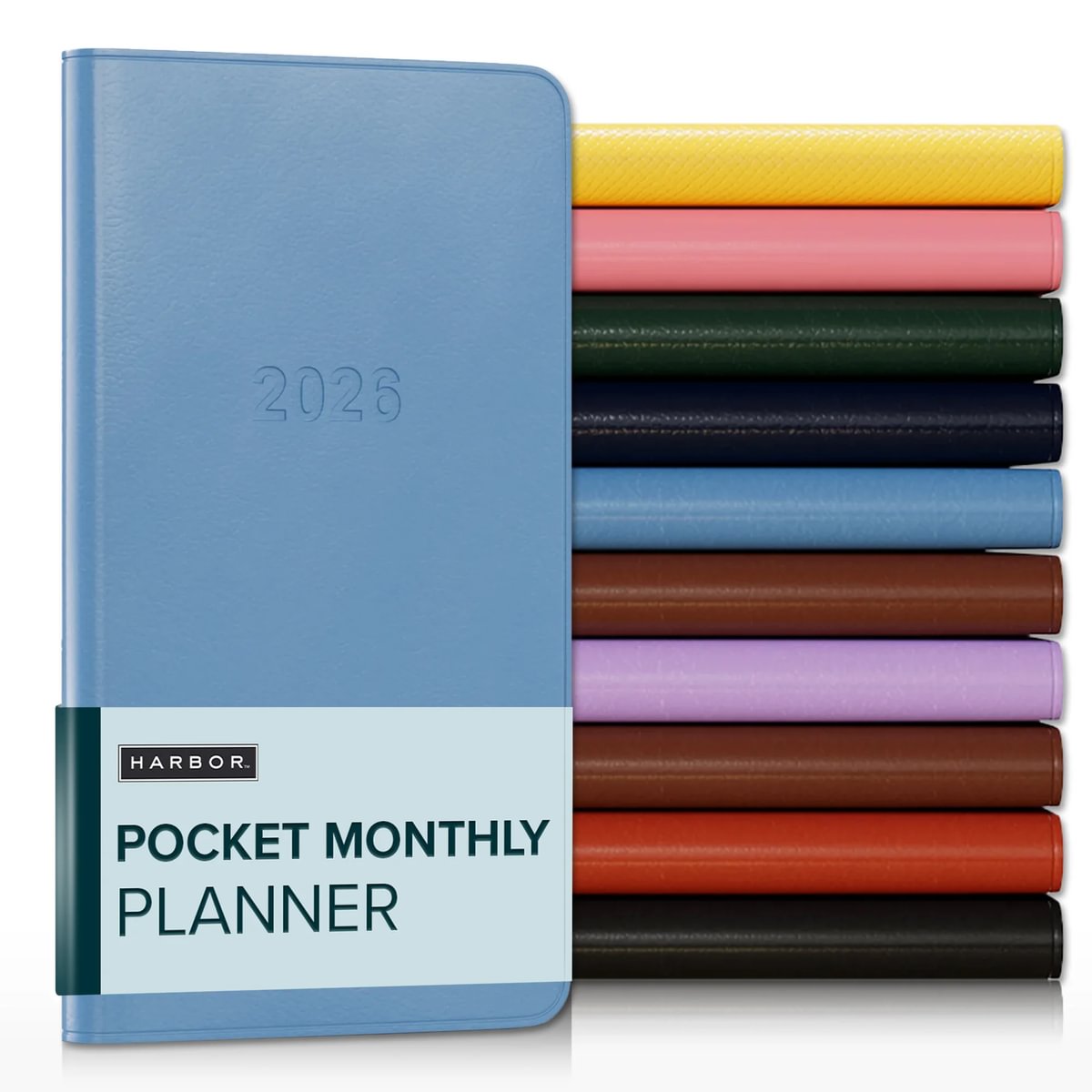 Harbor Pocket Monthly Planner 2026, Calendar Planner and Notebook ...