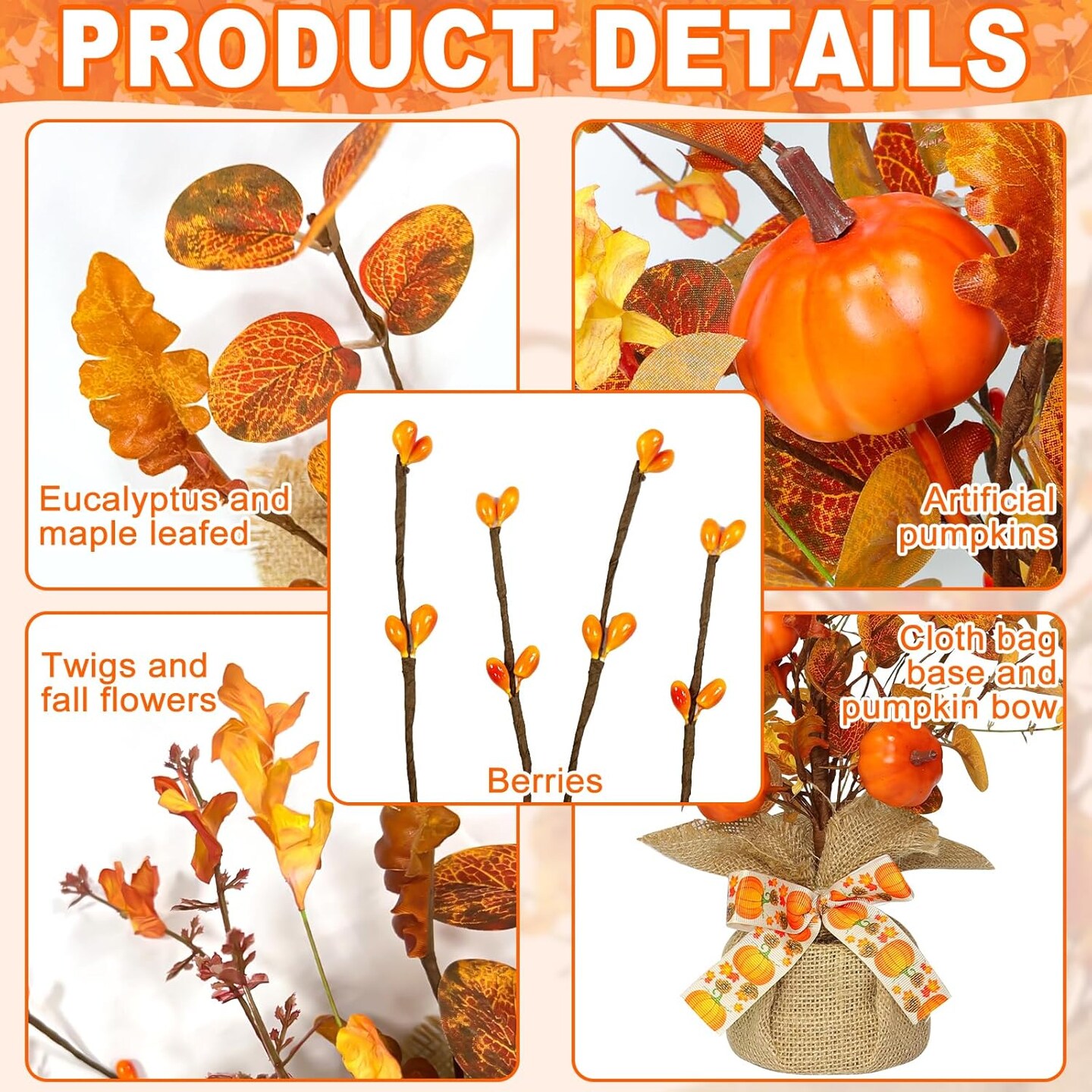 Lighted Fall Tree Tabletop Fall Decor with LED | Michaels