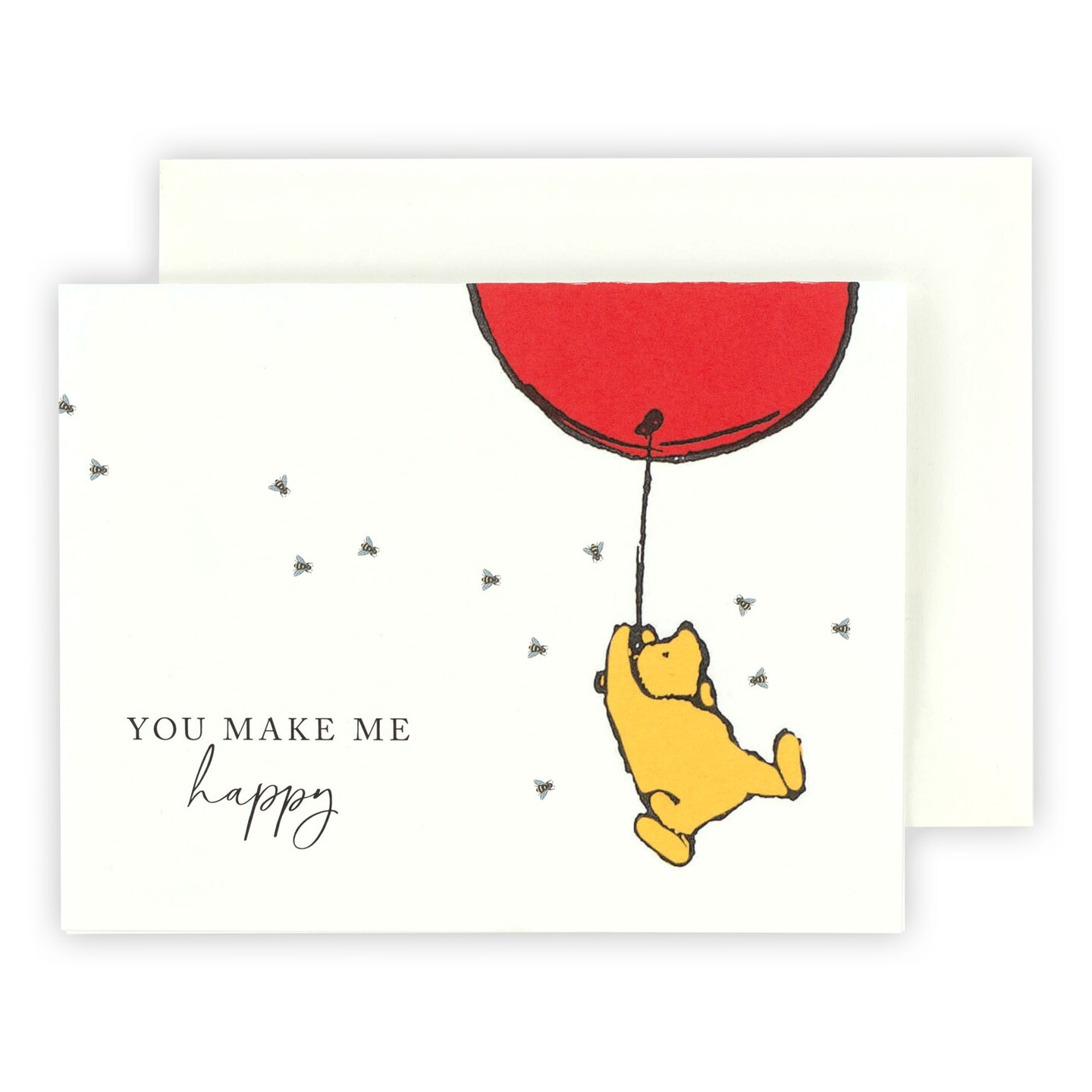 Echo Park Winnie The Pooh Greeting Card 1/Pkg-You Make me Happy | Michaels