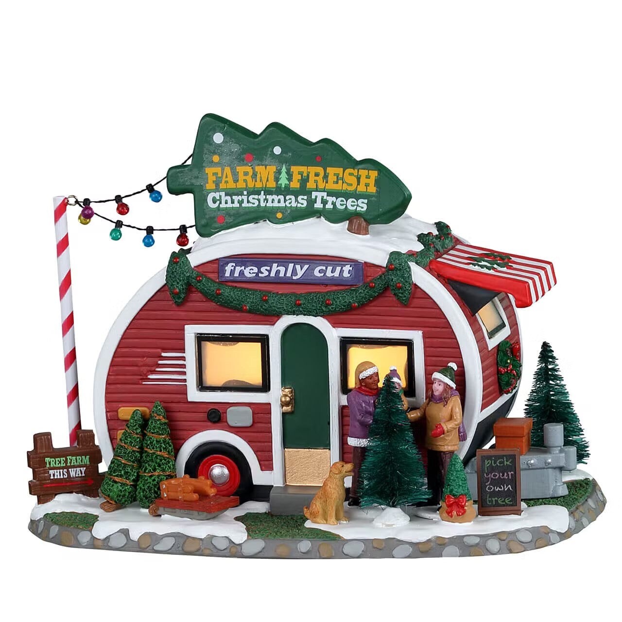 Lemax Farm Fresh Christmas Trees #25928 Free Shippng | Michaels