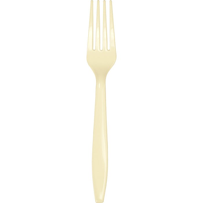 288 pc Bulk Ivory Plastic Forks | Michaels